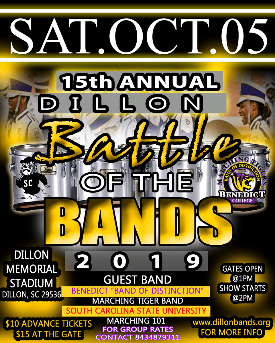 The 15th Annual Dillon Battle of The Bands – The Bands of Dillon